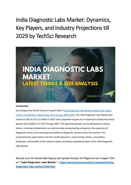 India Molecular Diagnostics Market: Unveiling Competition, Size, and ...