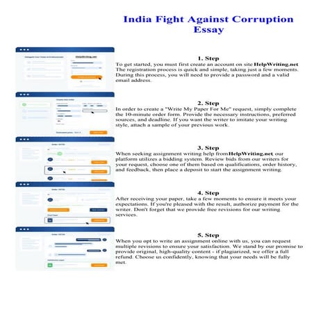 India Fight Against Corruption Essay. Online assignment writing service ...