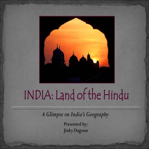 Gography of India | PPT