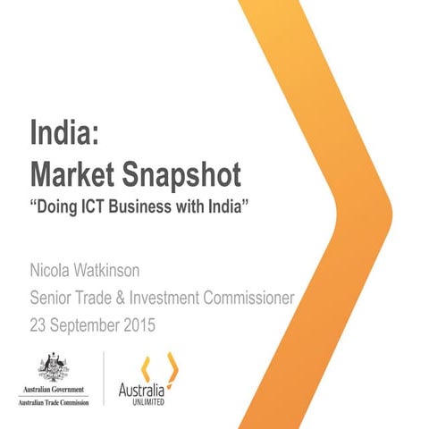 India ict market insights sept2015 | PPT