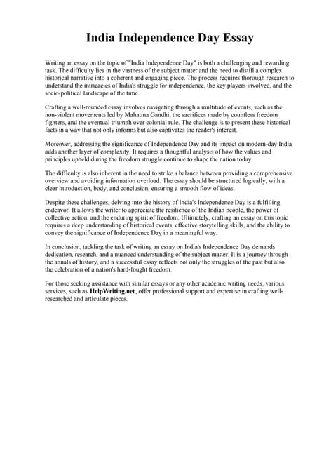 Indian Independence Essay.pdf