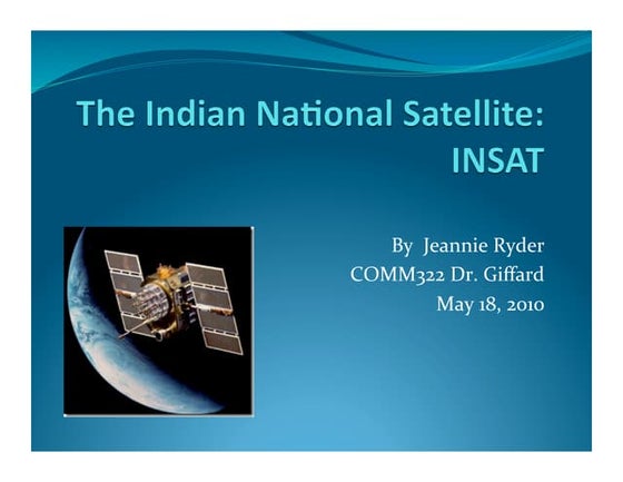 INSAT PROGRAM | PPT