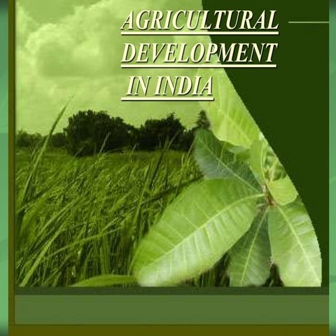 agricultural development | PPT