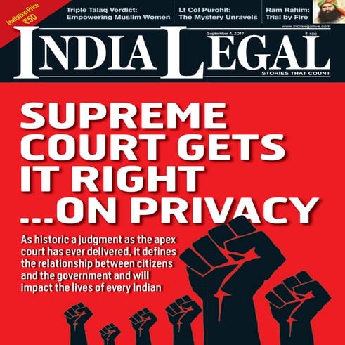 India Legal 04 September 2017 | PDF