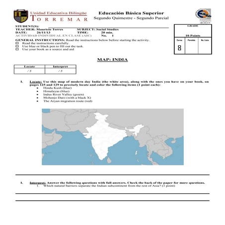 India map | DOCX