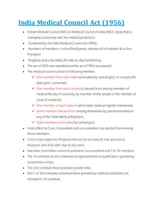 Medical council of india guidelines on medical records | PDF