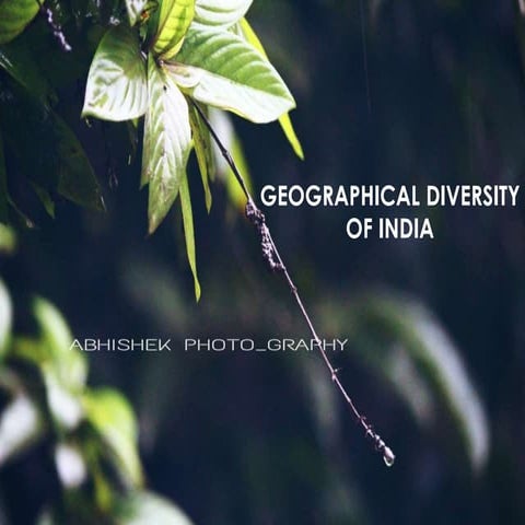 GEOGRAPHY OF INDIA | PPTX