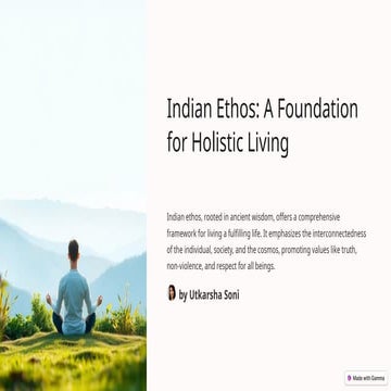 Indian-Ethos-A-Foundation-for-Holistic-Living.pptx