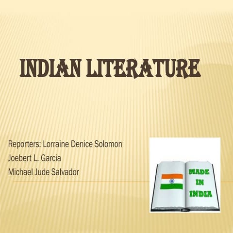 Indian Literature for Induction ppt.pptx