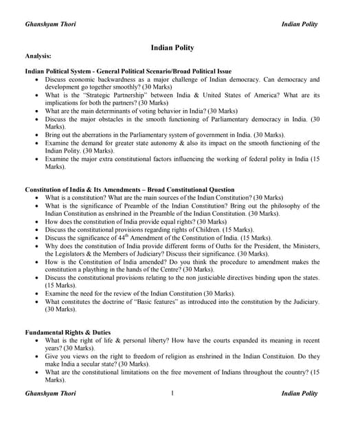 25 Must Know Polity Questions for NDA by Best defence academy in Lucknow.pdf