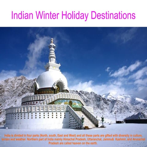 Indian Winter Holiday Destinations | PPT
