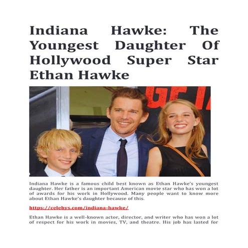 Indiana Hawke The Youngest Daughter Of Hollywood Super Star Ethan Hawke.pdf