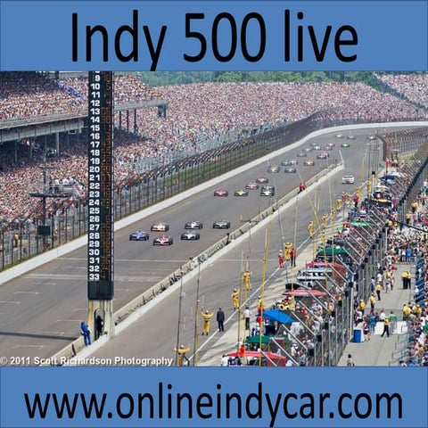 Indy 500 live | PPTX