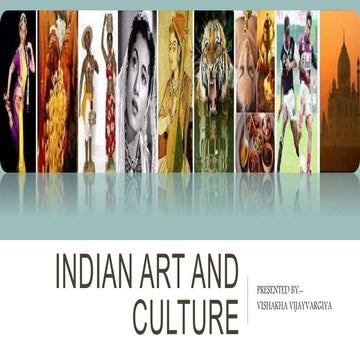 Indian art and culture | PPTX