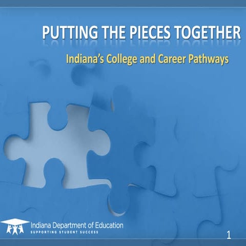 Indiana's college and career pathways | PPTX