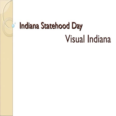 Indiana's Symbols | PPT