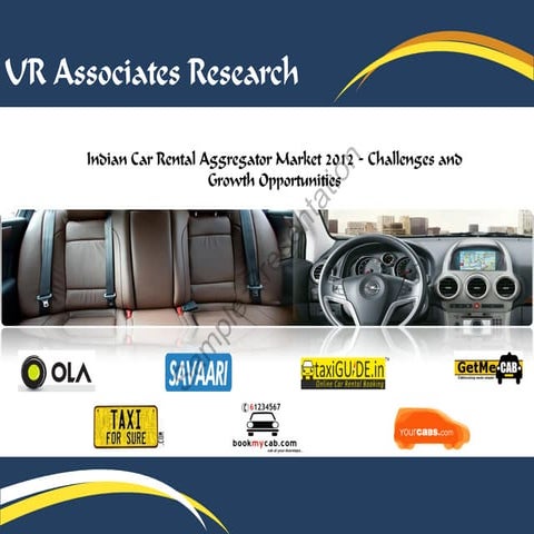 Indian Car Rental Aggregator Market 2012 - sample presentation | PDF