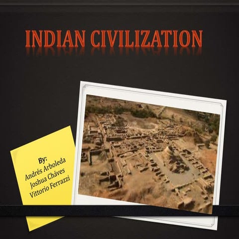 Indian civilization presentation | PPT
