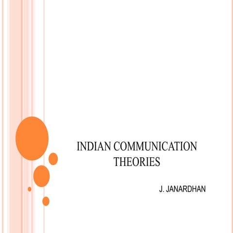 Indian comm. theories & barriers of communication 12.09.2017-ppt | PPTX