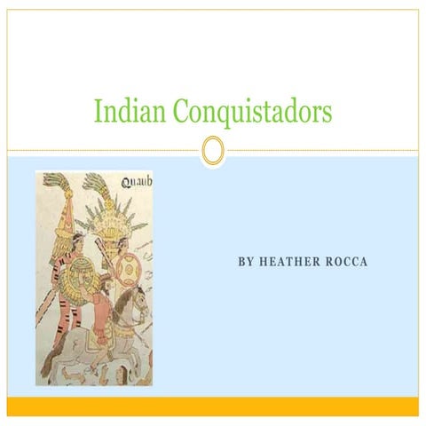 Seven myths of the spanish conquest | PPTX