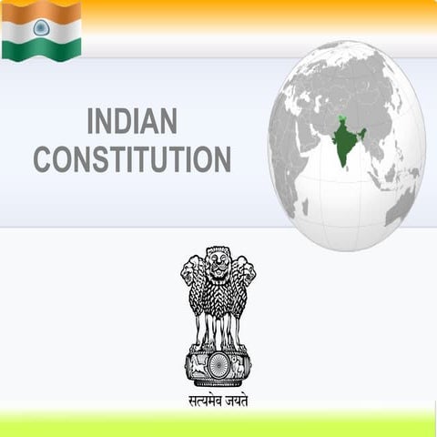 Indian constitution | PPT