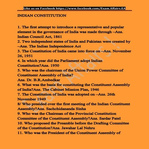 Indian constitution | PDF