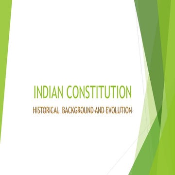 INDIAN CONSTITUTION evolution and history .pdf