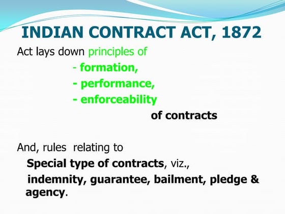 Introduction to Contract Law | PPT