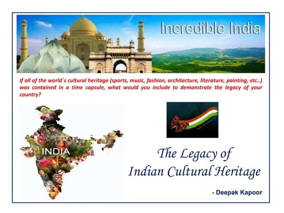 Cultural Heritage of India | PPT