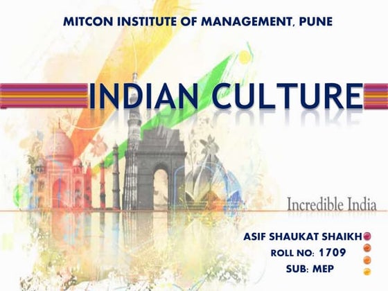 Indian culture | PPT