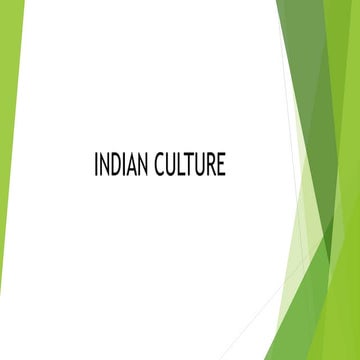 Indian culture | PPTX