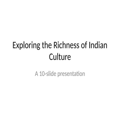 Indian_Culture_Presentation for class 8.pptx