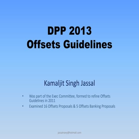 Indian defence offsets illustrated | PDF | Defense Industry | Industries