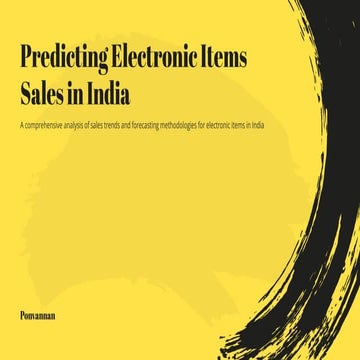 Indian Ecommerce Sales Prediction Analysis | PDF | Technology Industry ...