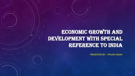 Ppt on indian economy | PPTX | Commodities | Economy