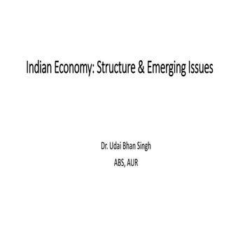 Indian economy | PPT