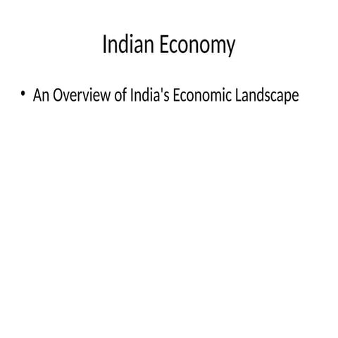 Indian_Economy_Presentation.ppt 738648838x | PPTX
