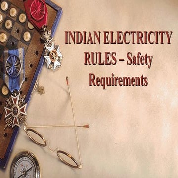 Indian electricity rules | PPT