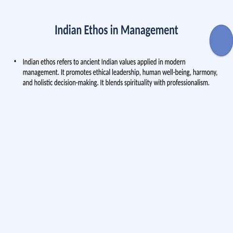 Unit 1 - Indian Ethos – An Overview.pptx