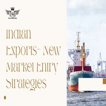 Indian Exports- New Market Entry Strategies.pptx