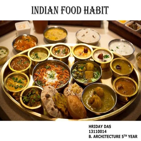 Indian food habits | PDF