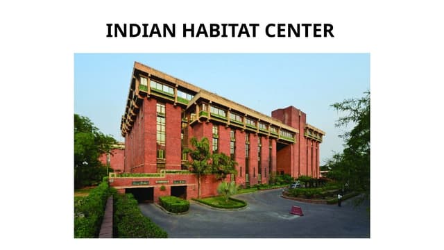 Architecture case study India Habitat Centre, Delhi.pdf