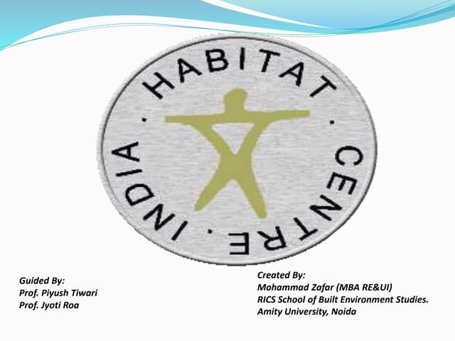 Architecture case study India Habitat Centre, Delhi.pdf