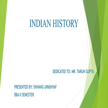 Indian history | PPTX