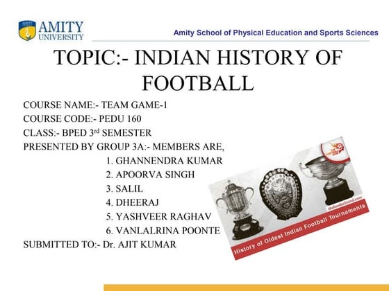 History of football | PPTX