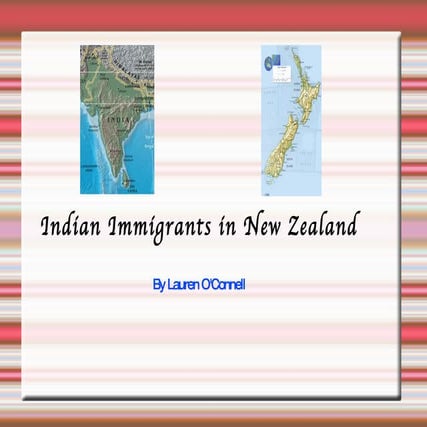 Indian immigrants in nz | ODP