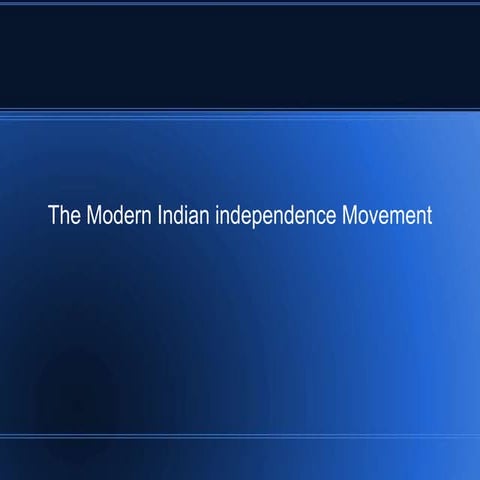 Indian independence | PPT