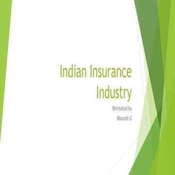 Indian insurance industry.pptm