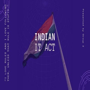 class 12 IP/ Computer Indian it act PPT | PPTX