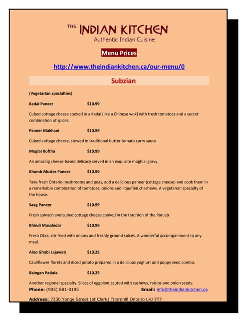 Bread&spices tablemenu 12april'14 | PPT